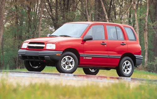 2001 Chevrolet Tracker Specs, Prices, VINs & Recalls - AutoDetective